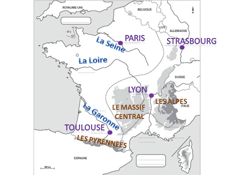 French geography / La géographie française – Face-to-face and Online ...