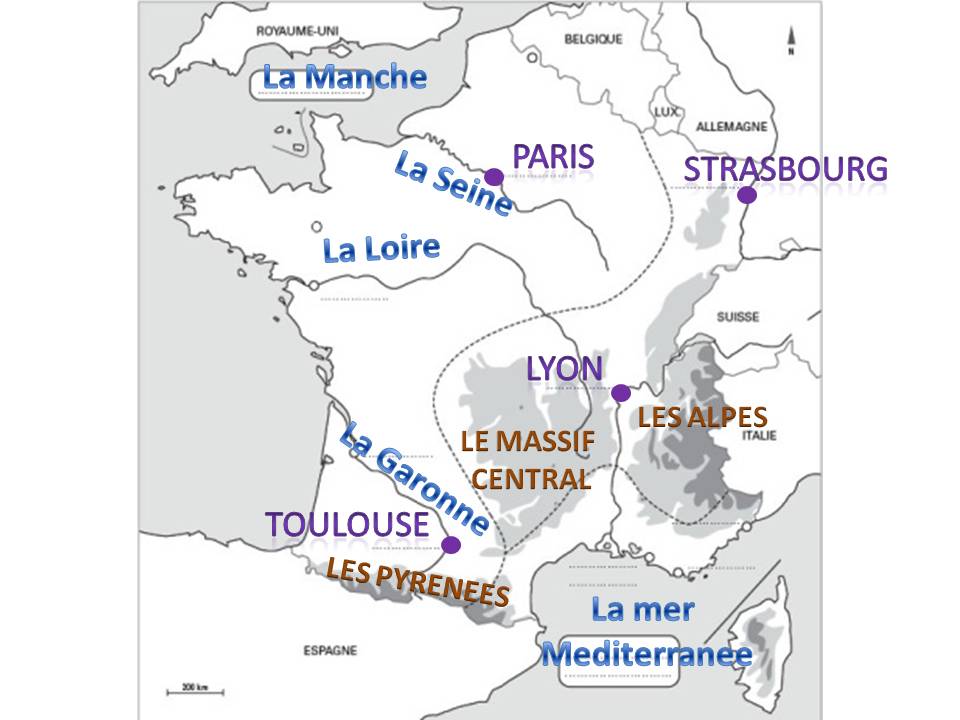 French geography / La géographie française – Face-to-face and Online ...