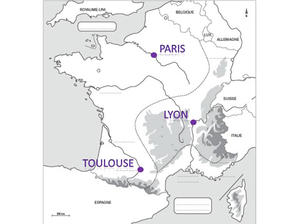 French geography / La géographie française – Face-to-face and Online ...