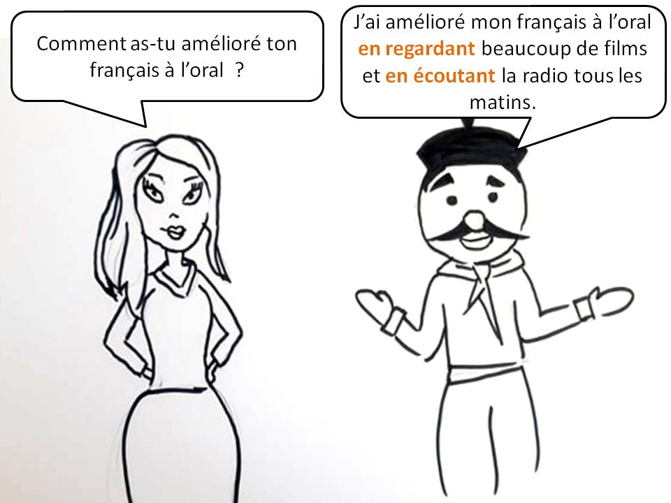 Le gérondif / Le participe présent – Face-to-face and Online French classes